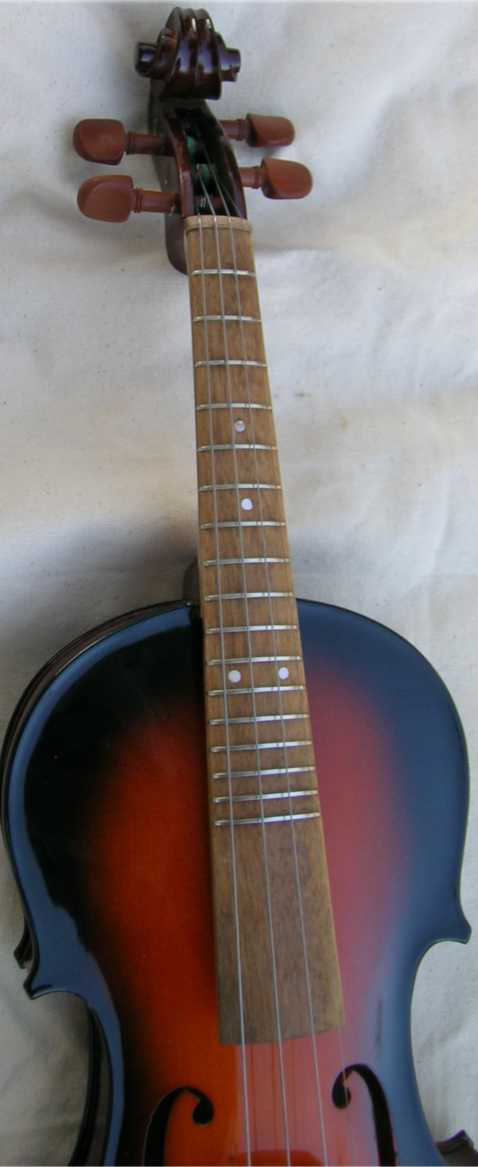 Used Sunburst Omebo Violin with 17 Frets